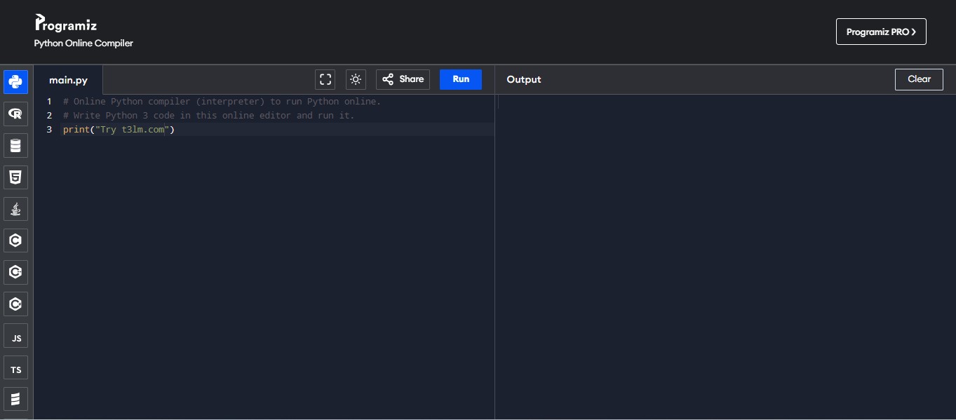 أفضل برامج ومواقع لكتابة أكواد بايثون مجانًا | تعلَّم | T3LM