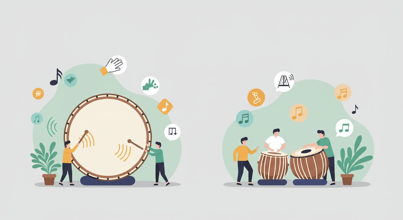 ما الفرق بين الدف والطبلة؟ دليل مبسّط لعشاق الإيقاع | تعلَّم | T3LM